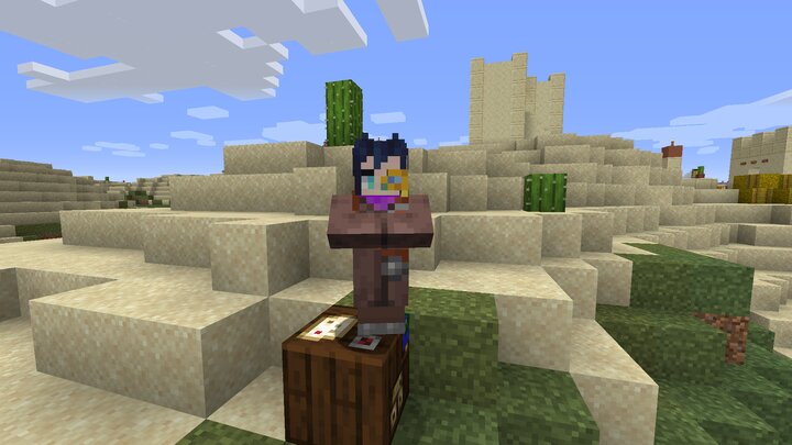 Anime Cat-girls Villagers (with sounds) (Optifine) Minecraft Texture Pack