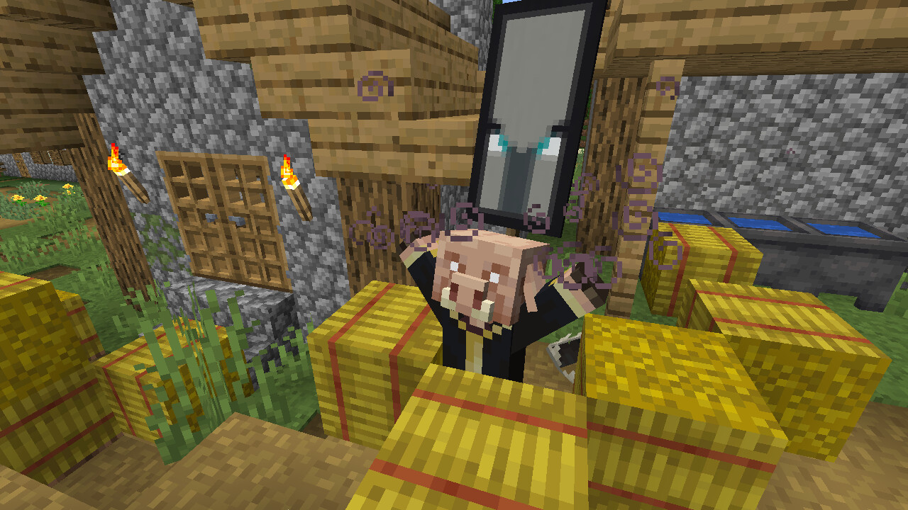 Piglin Villagers Minecraft Texture Pack