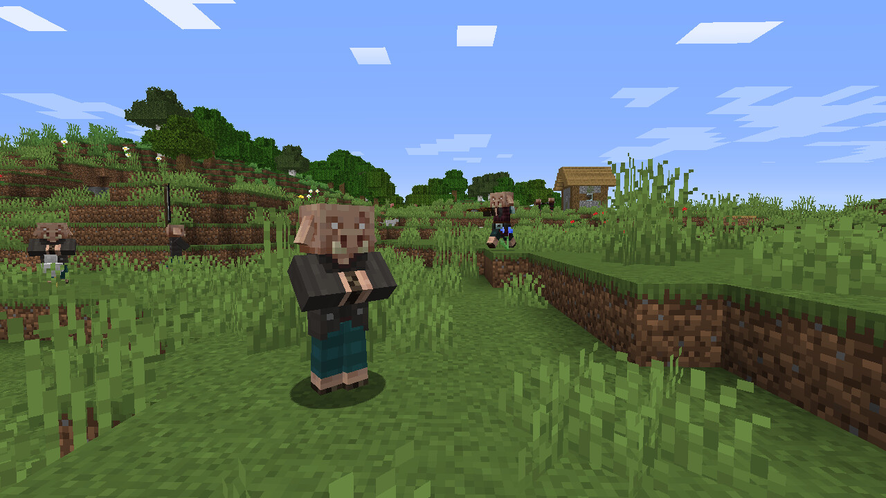 Piglin Villagers Minecraft Texture Pack