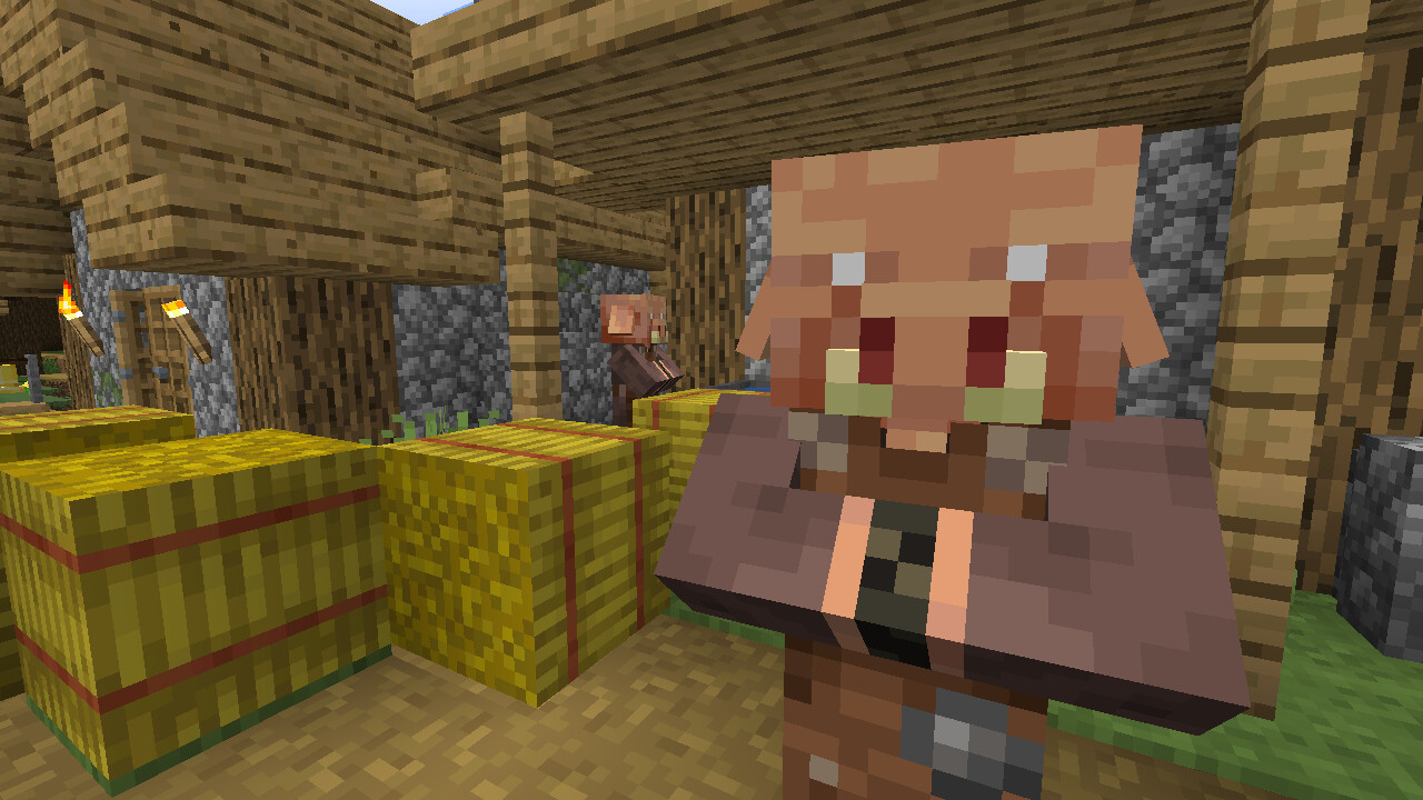 Piglin Villagers Minecraft Texture Pack