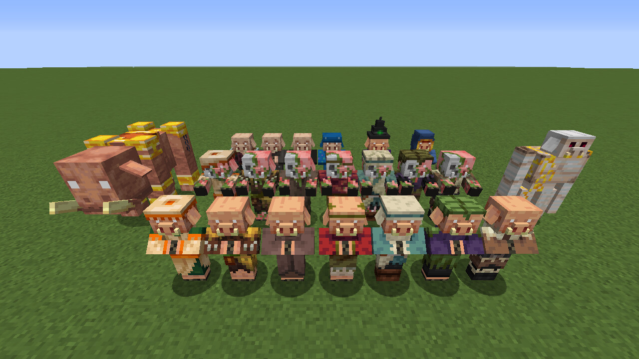 Piglin Villagers Minecraft Texture Pack