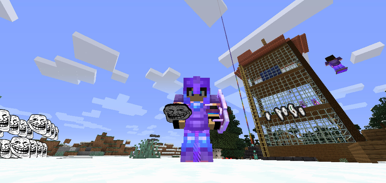 Troll face barrier Minecraft Texture Pack