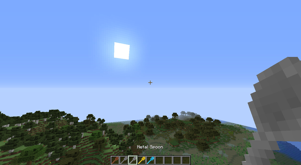 Minecraft but shovels are Spoons. Minecraft Texture Pack