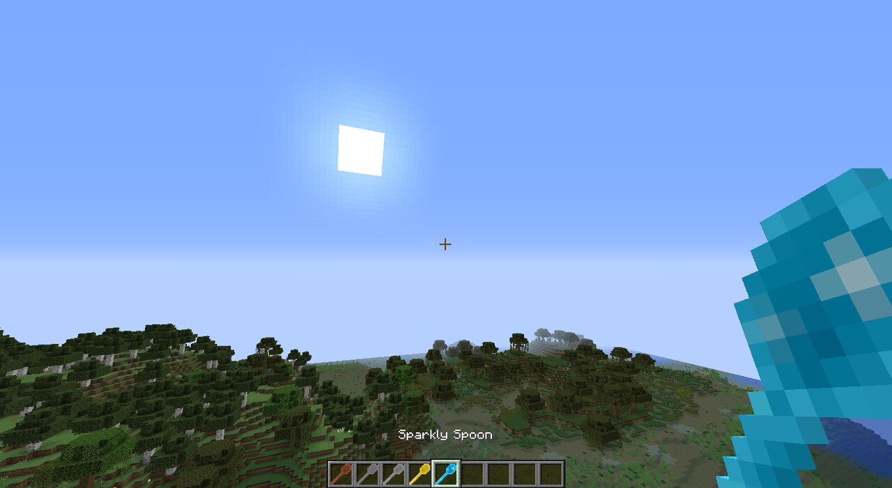 Minecraft but shovels are Spoons. Minecraft Texture Pack