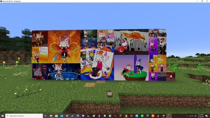 My fursona painting pack Minecraft Texture Pack