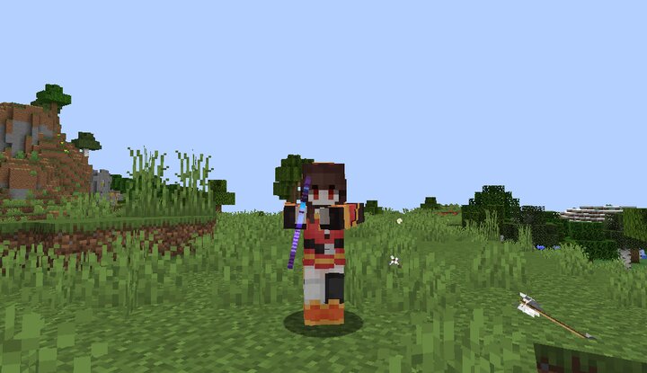 Megumin's Staff Bow Minecraft Texture Pack