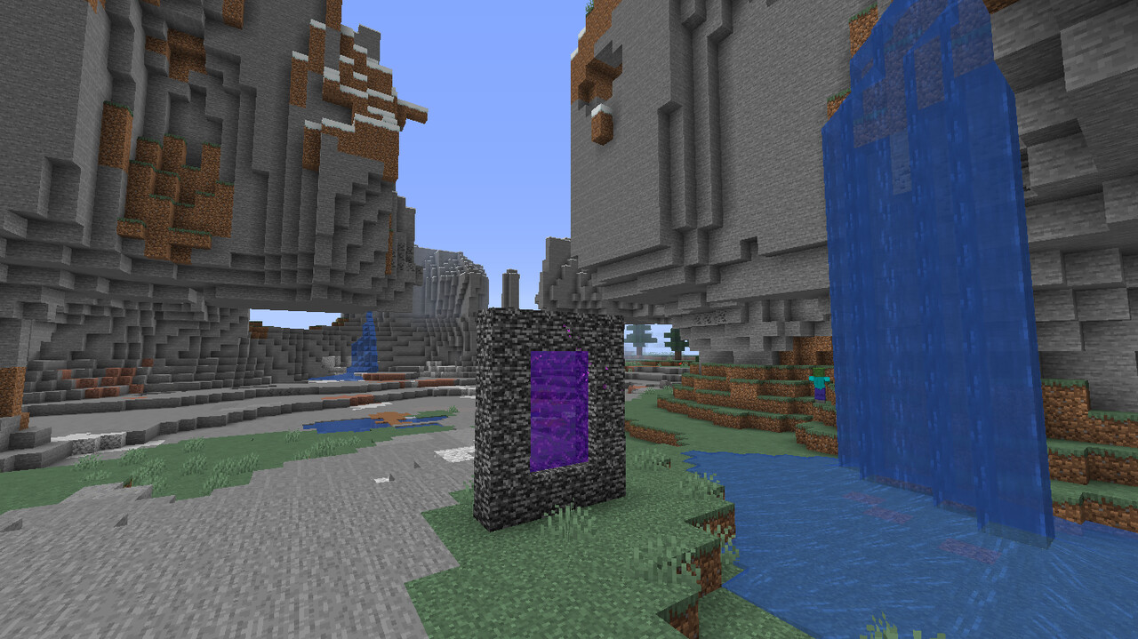 Bedrock Nether Portals! (1.16+) Minecraft Texture Pack