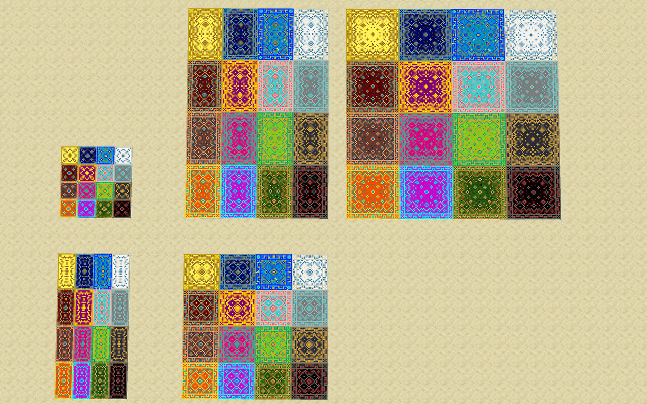 I have added more colors to markpwns1's Persian rug pack Minecraft ...