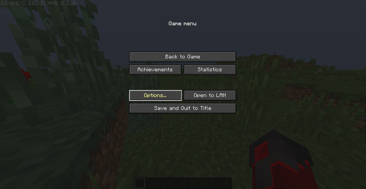Dark GUI for Minecraft 1.8 Minecraft Texture Pack