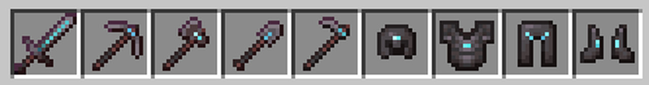 Ph1lza's Netherite Minecraft Texture Pack