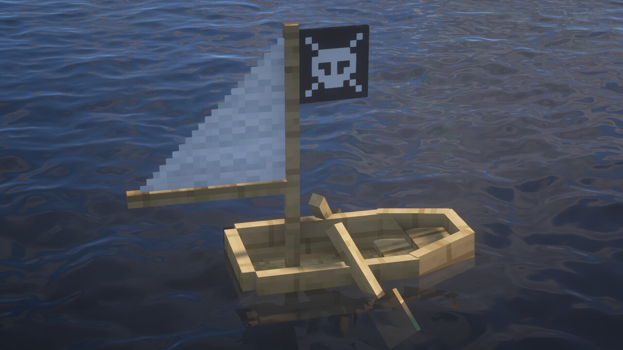 Pirate Boat Minecraft Texture Pack