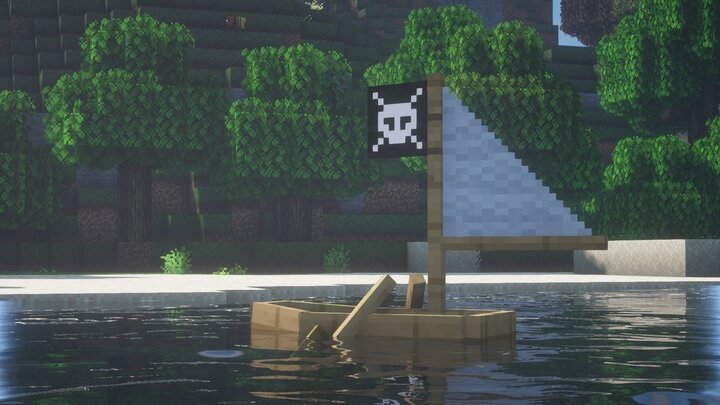 Pirate Boat Minecraft Texture Pack