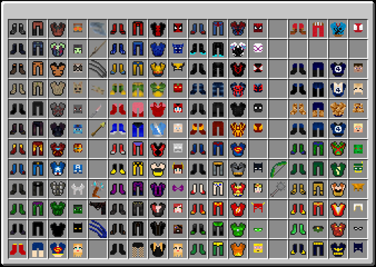 Superhero Texture Pack Minecraft Texture Pack