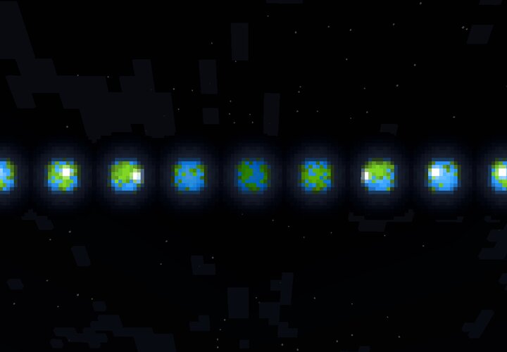 Moon to Planet MineCraft Minecraft Texture Pack
