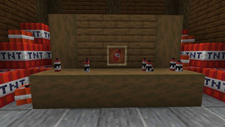Red candles into dynamite Minecraft Texture Pack