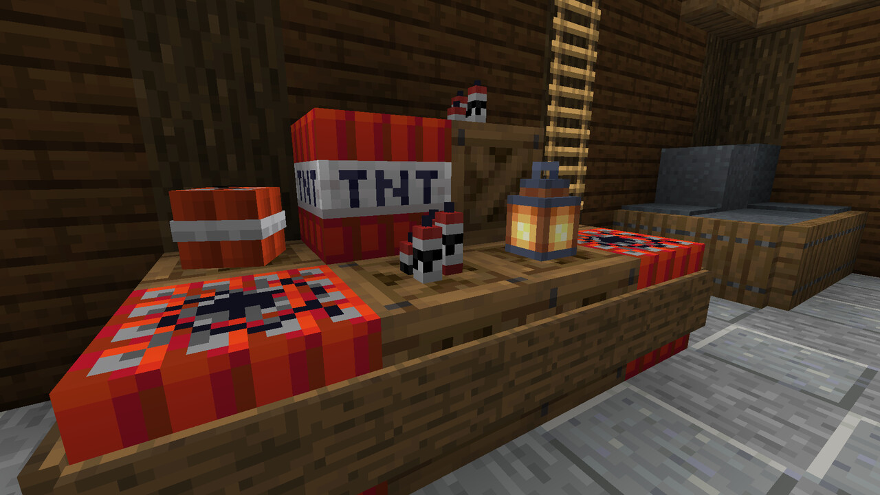 Red candles into dynamite Minecraft Texture Pack
