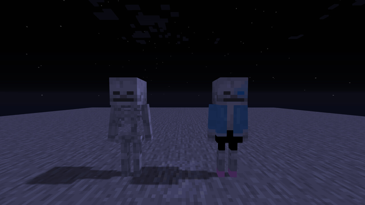 Sans in Minecraft ?! Minecraft Texture Pack