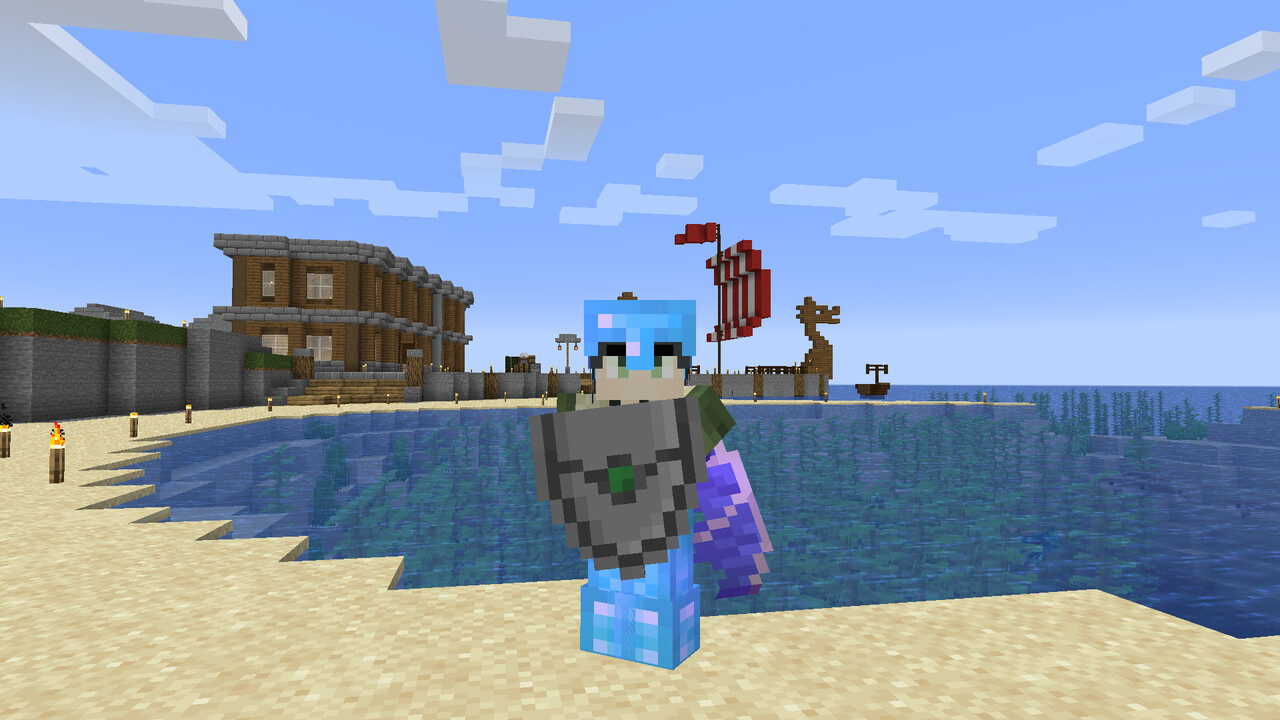 The Rising Of The Shield Hero - Legendary Shield Minecraft Texture Pack