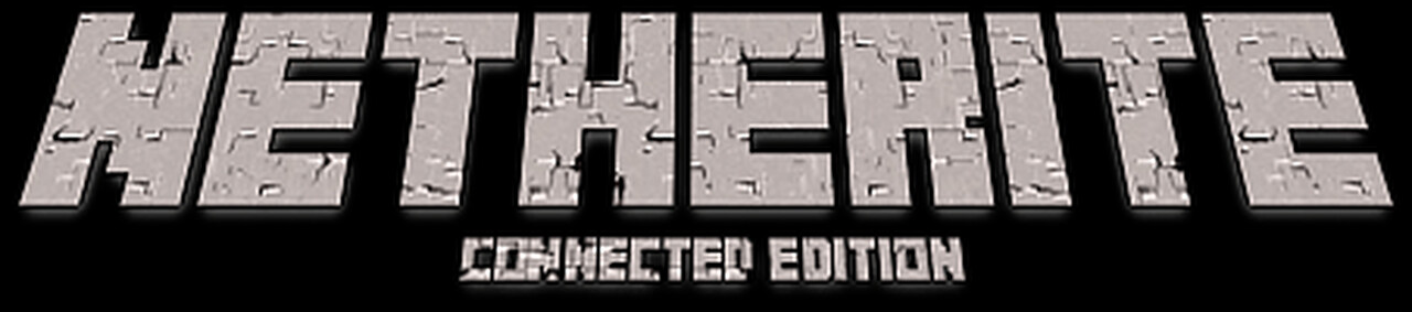 Connected netherite. Minecraft Texture Pack