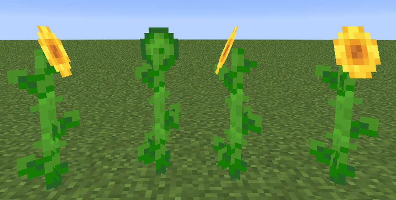 Rotated Sunflowers Minecraft Texture Pack