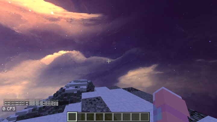 Space Nebula Overlay (custom sky overlay) Minecraft Texture Pack