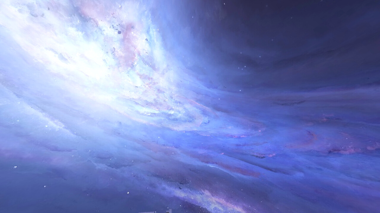 Andromeda Nebula Overlay (custom sky overlay) Minecraft Texture Pack