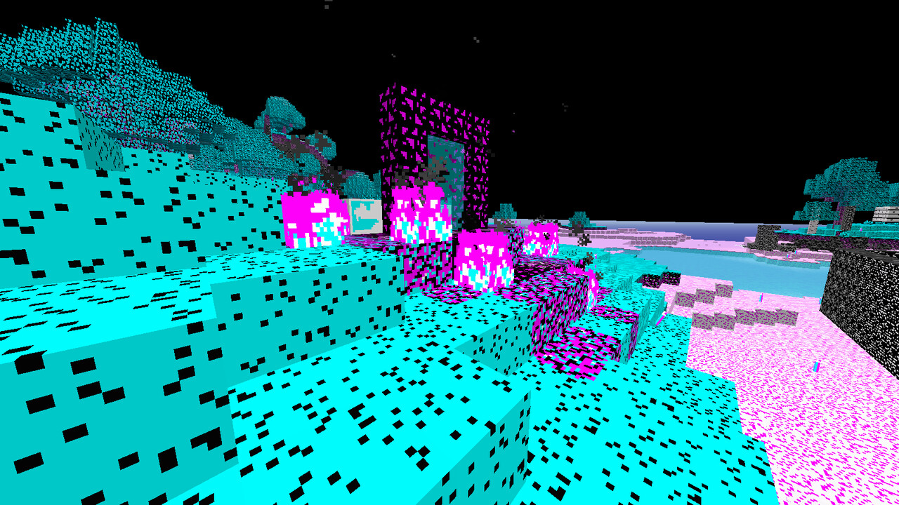 Minecraft - DOS Edition (Cool Palette) Minecraft Texture Pack