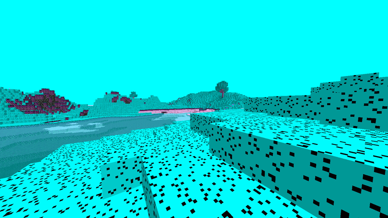 Minecraft - DOS Edition (Cool Palette) Minecraft Texture Pack