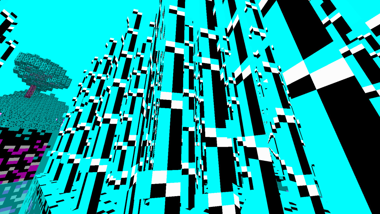 Minecraft - DOS Edition (Cool Palette) Minecraft Texture Pack