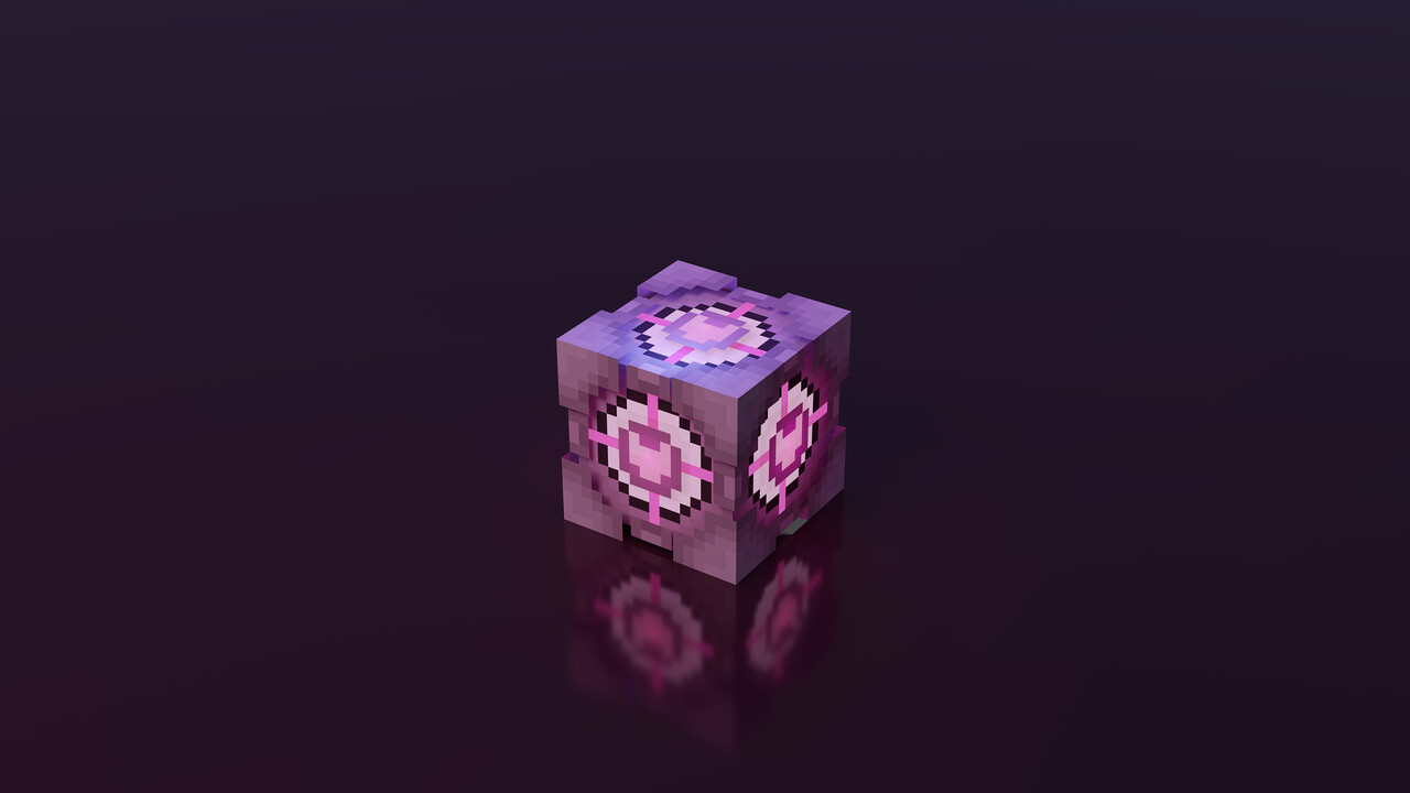 Companion Cube Pet Minecraft Mod