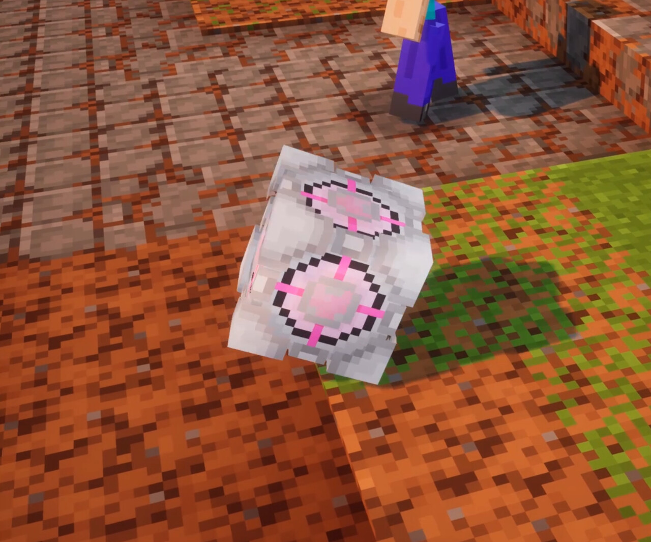 Companion Cube Pet Minecraft Mod