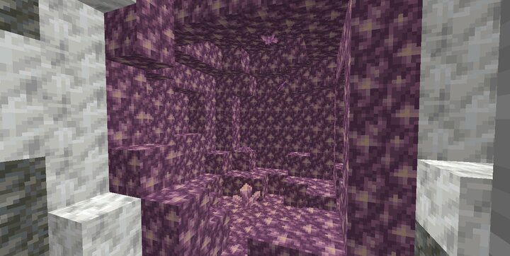 Original Amethyst Crystal Minecraft Texture Pack