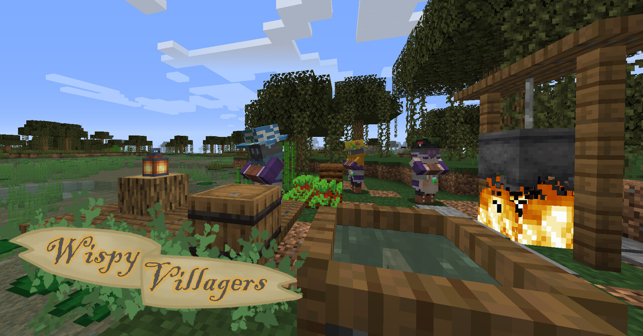 Wispy Villagers and Fantasy Creatures [ 1.18+ ] Version 7 Minecraft ...