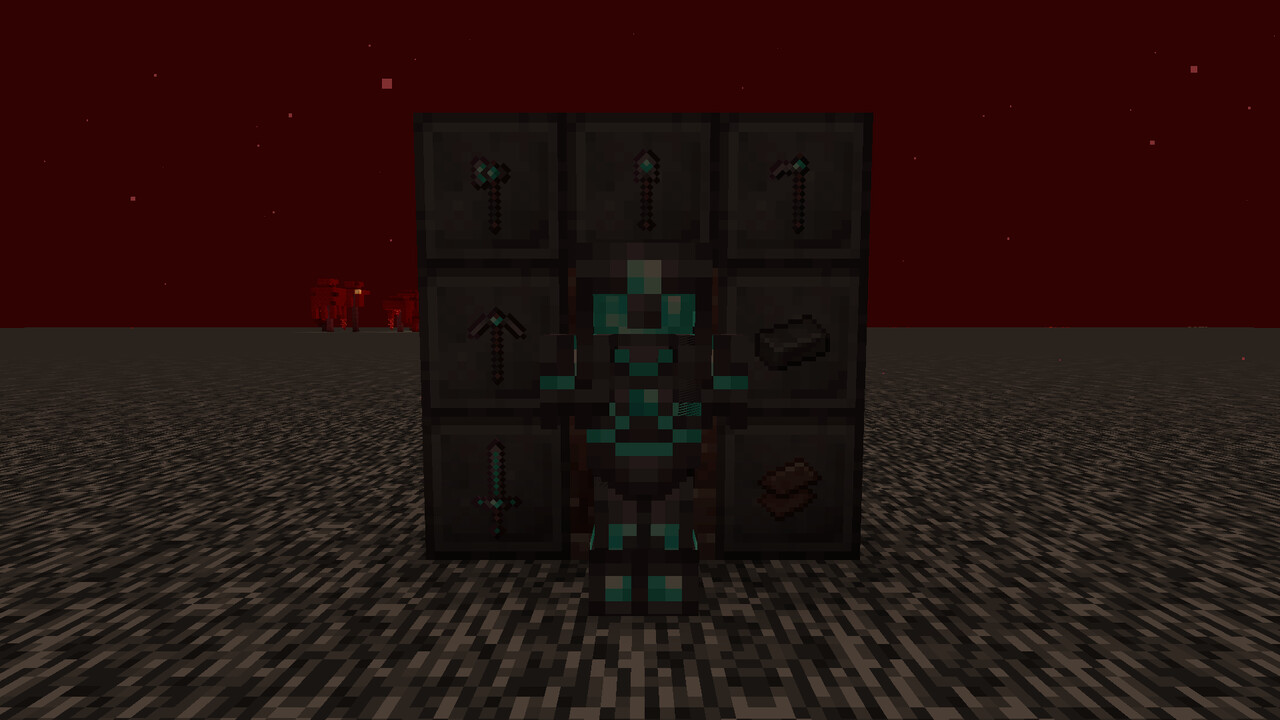 Netherite plated armor Minecraft Texture Pack
