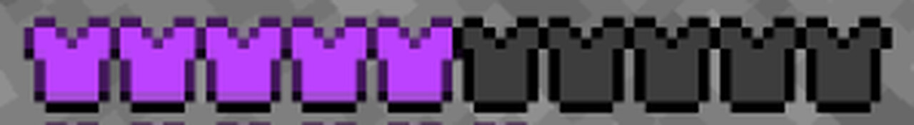 Minecraft Texture Pack Purple Health Bars/ Hearts and Purple Armor Bars ...