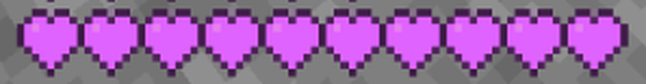 Minecraft Texture Pack Purple Health Bars/ Hearts and Purple Armor Bars ...