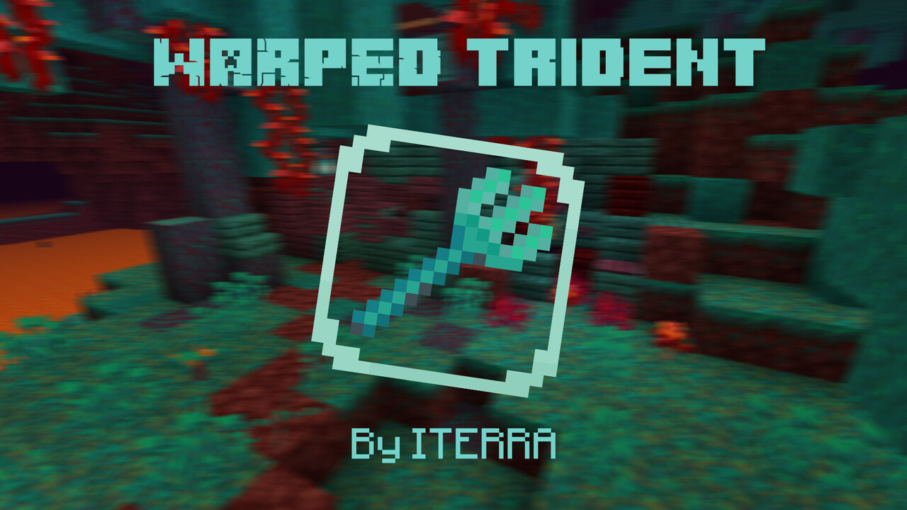 Warped Trident Minecraft Texture Pack
