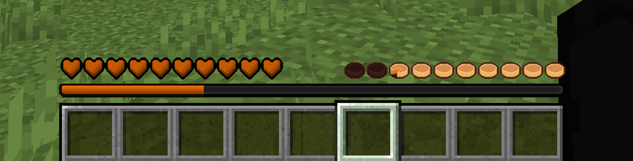 Pumpkin Pie Hunger Bar (32x) Minecraft Texture Pack