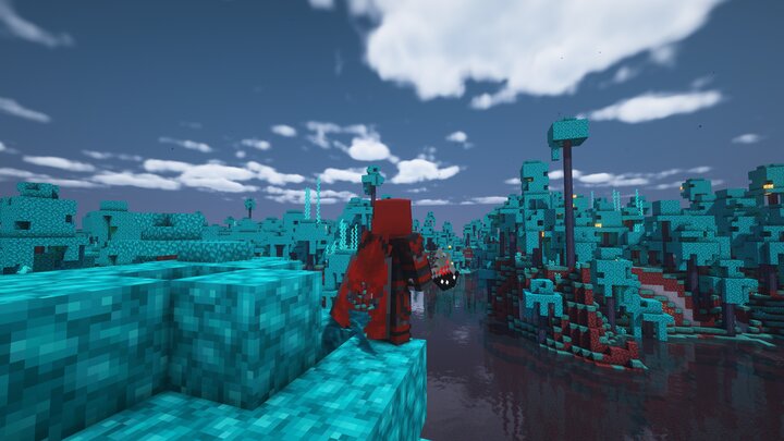 Twilight Axe - Netherite Axe skin Minecraft Texture Pack