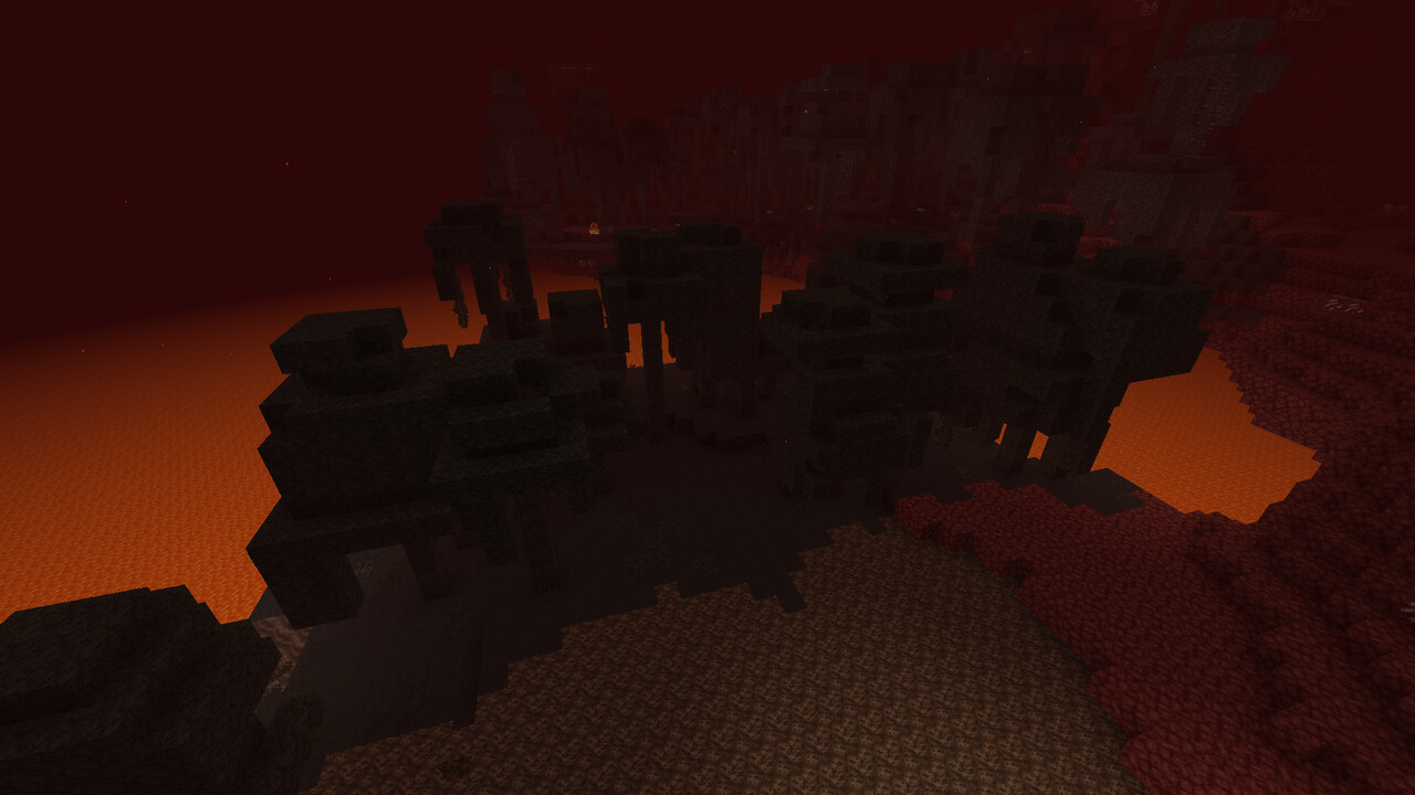 Crimson Forest to Withered Forest Resource Pack Minecraft Texture Pack