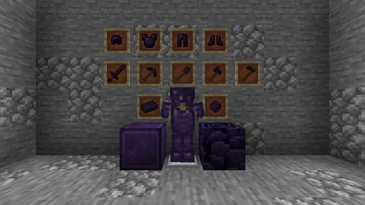 Refined Obsidian: Netherite Resource Pack Minecraft Texture Pack