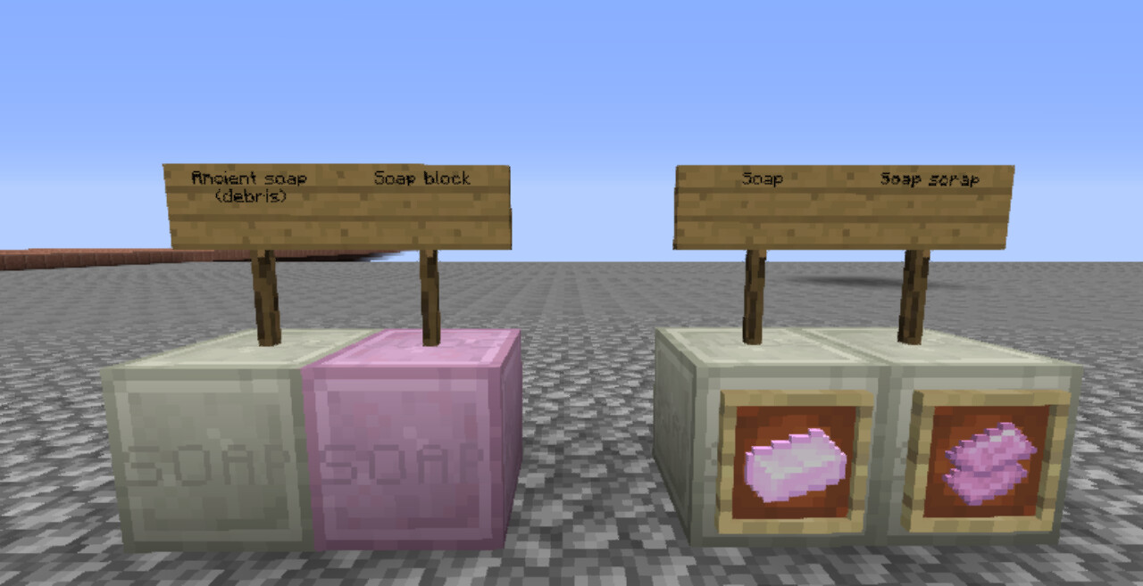 Netherite = Soap Minecraft Texture Pack