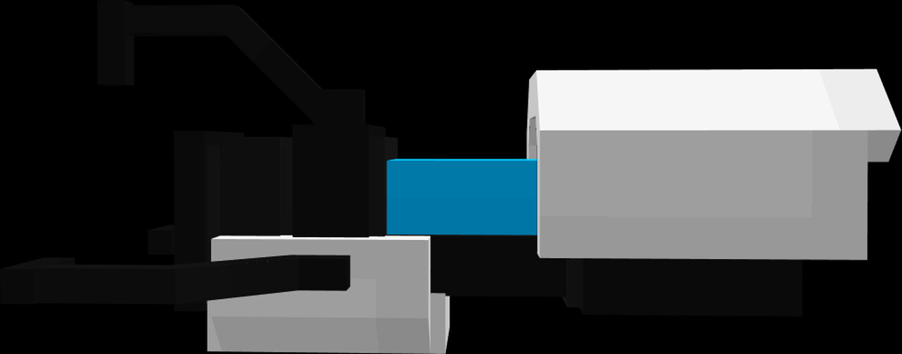 1.9-1.15+ Portal Gun bow Model Minecraft Texture Pack