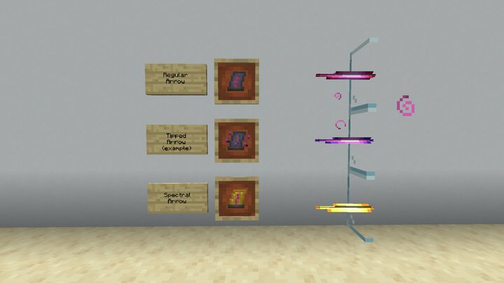 Sci-fi Sidearm, Bow and arrow textures (PRIZE) Minecraft Texture Pack