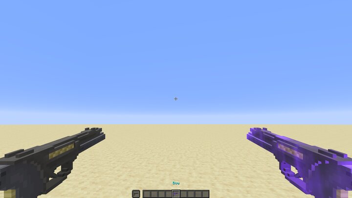 Sci-fi Sidearm, Bow and arrow textures (PRIZE) Minecraft Texture Pack