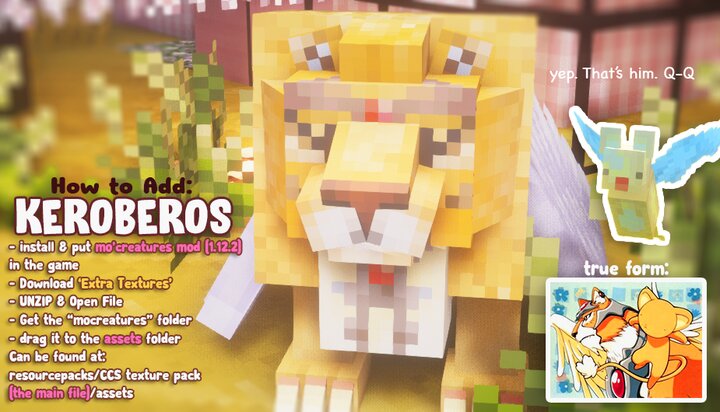 Cardcaptor Sakura Custom pack! 1.12.2 (7th Update) Minecraft Texture Pack