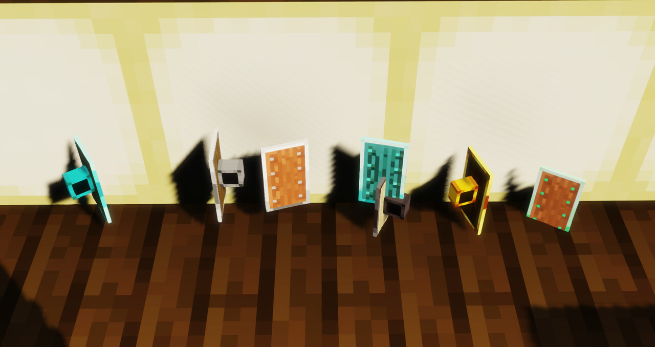 MORE SHIELDS mineral shields resourcepack Minecraft Texture Pack
