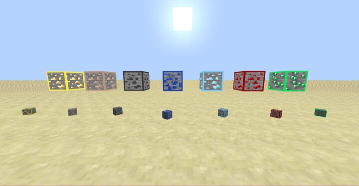 Outlined Ores Minecraft Texture Pack
