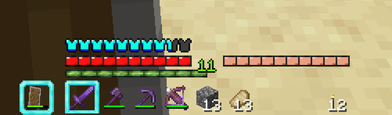 Clear Hot Bar 1.16 Minecraft Texture Pack