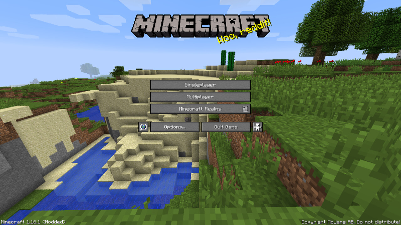 Classic Menu REMASTERED [v1.0] Minecraft Texture Pack